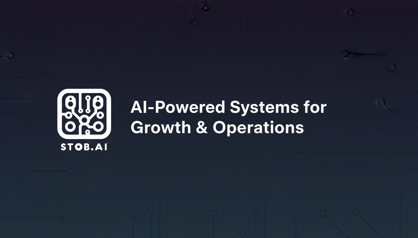 AI Business Automation & Process Optimization | Stob.AI